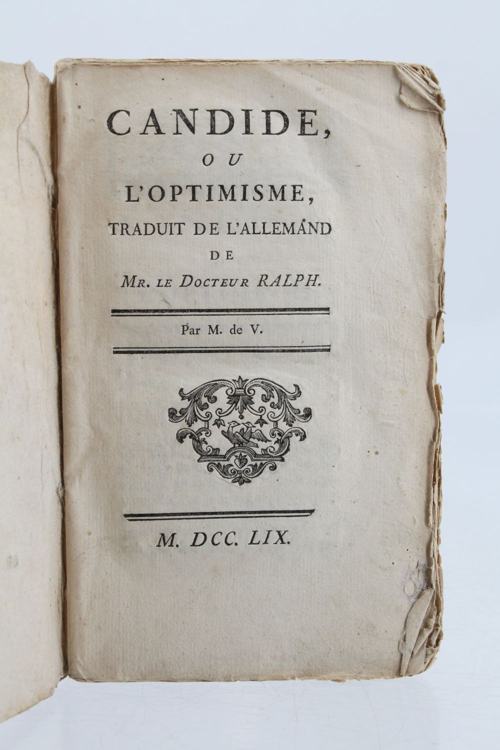 Estimation Candide de Voltaire | Expertise gratuite sous 48h