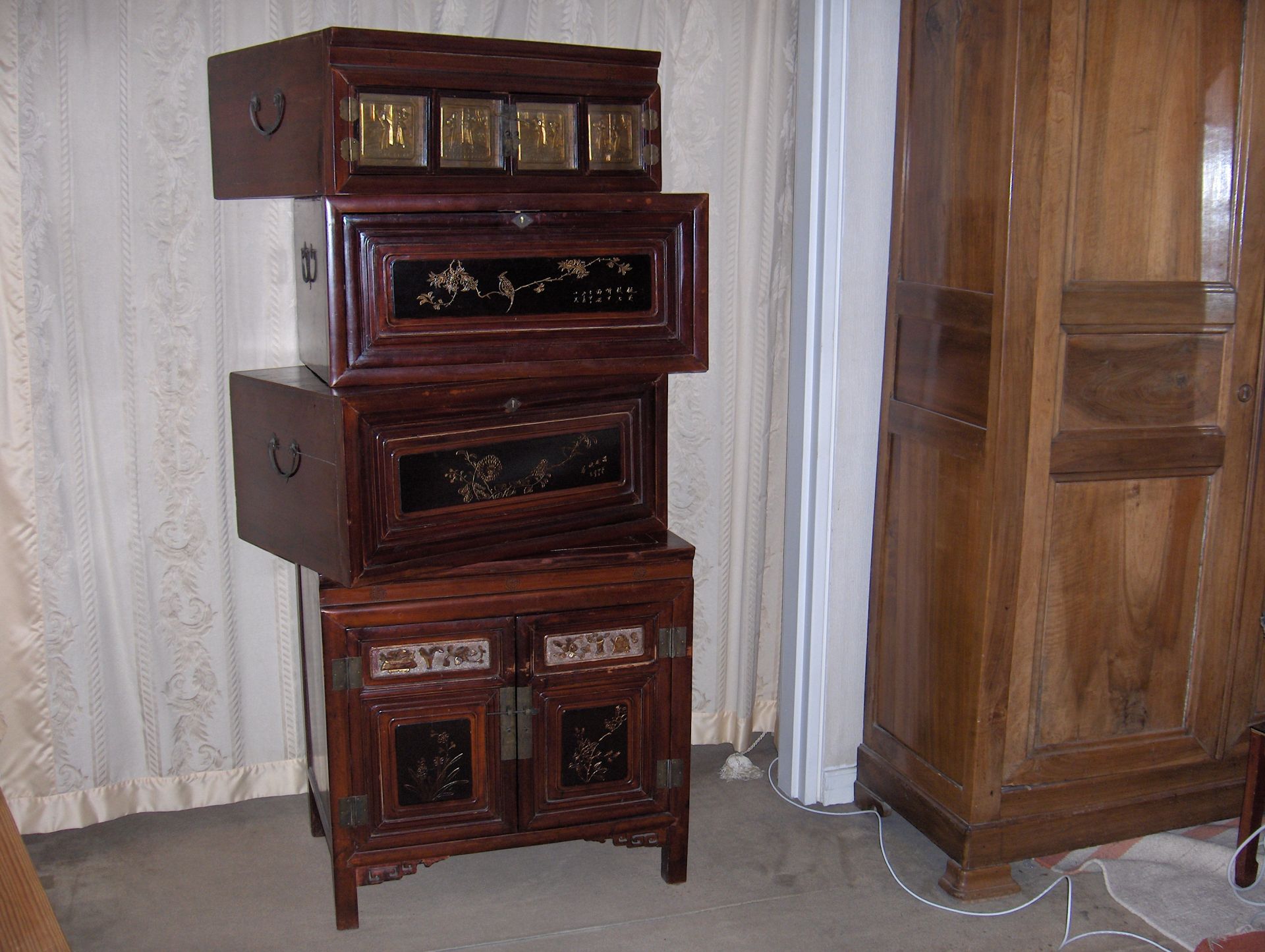 Meuble chinois authentique "modulable" 4 éléments | Demandez une estimation