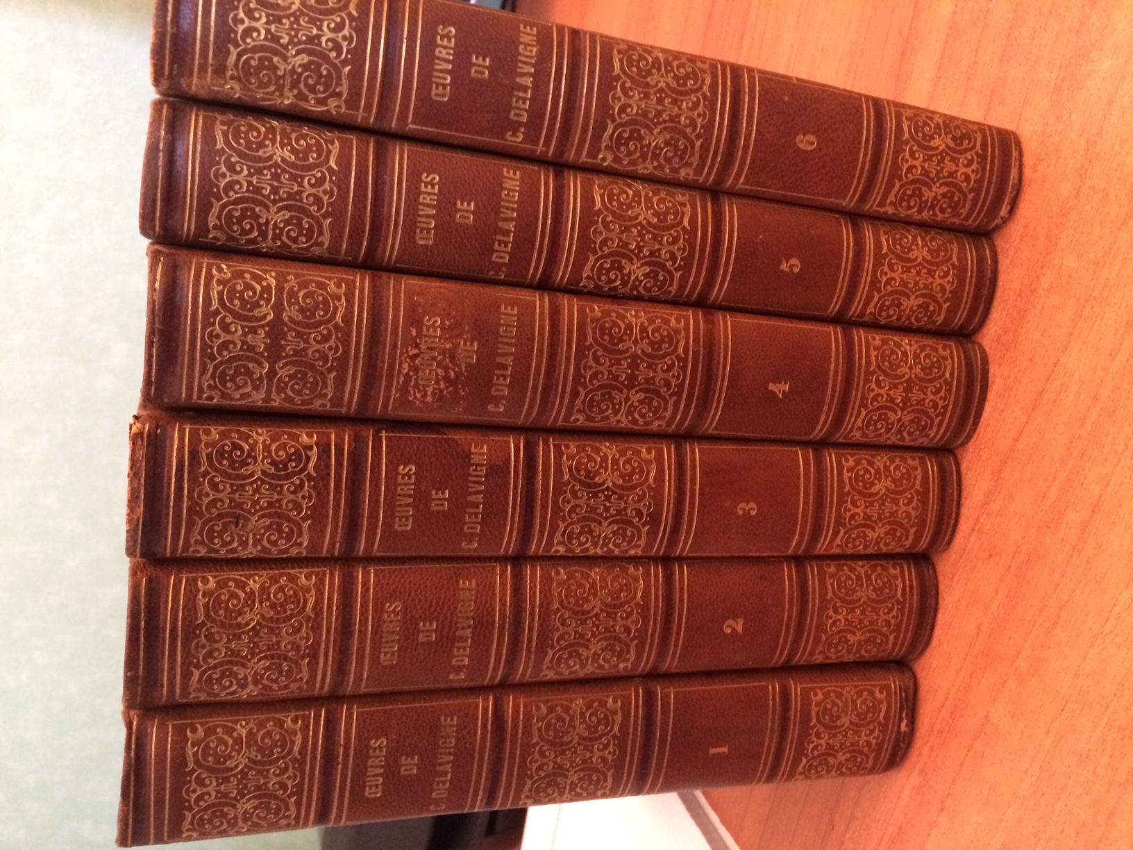 Oeuvres complètes de Casimir Delavigne en 6 volumes (1850) | Demandez ...
